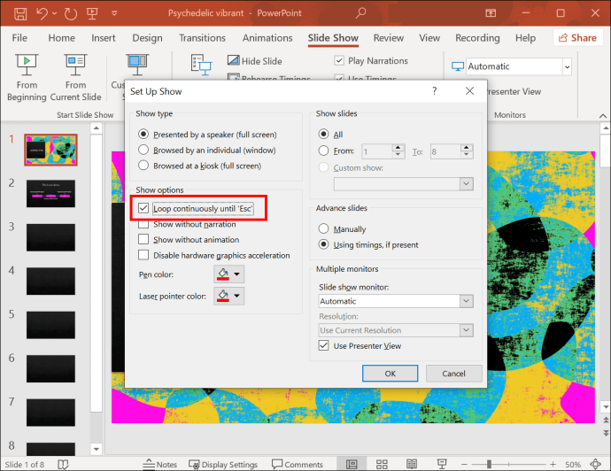 Como Fazer Um Loop Em Uma Apresentação Do PowerPoint
