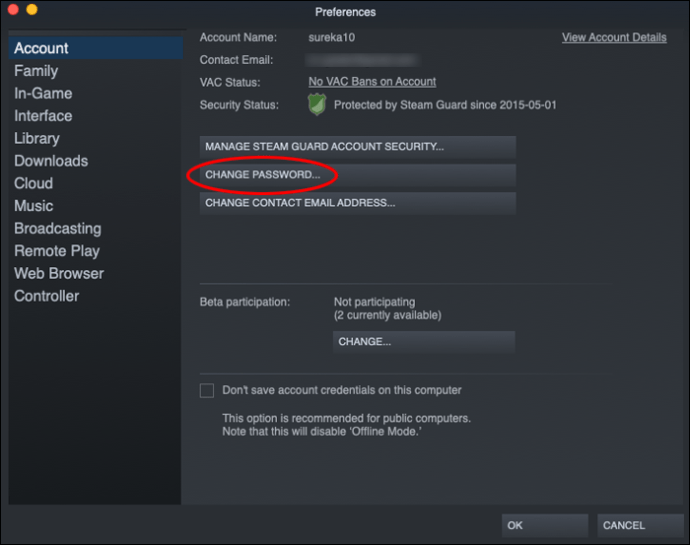 Como Alterar A Senha No Steam